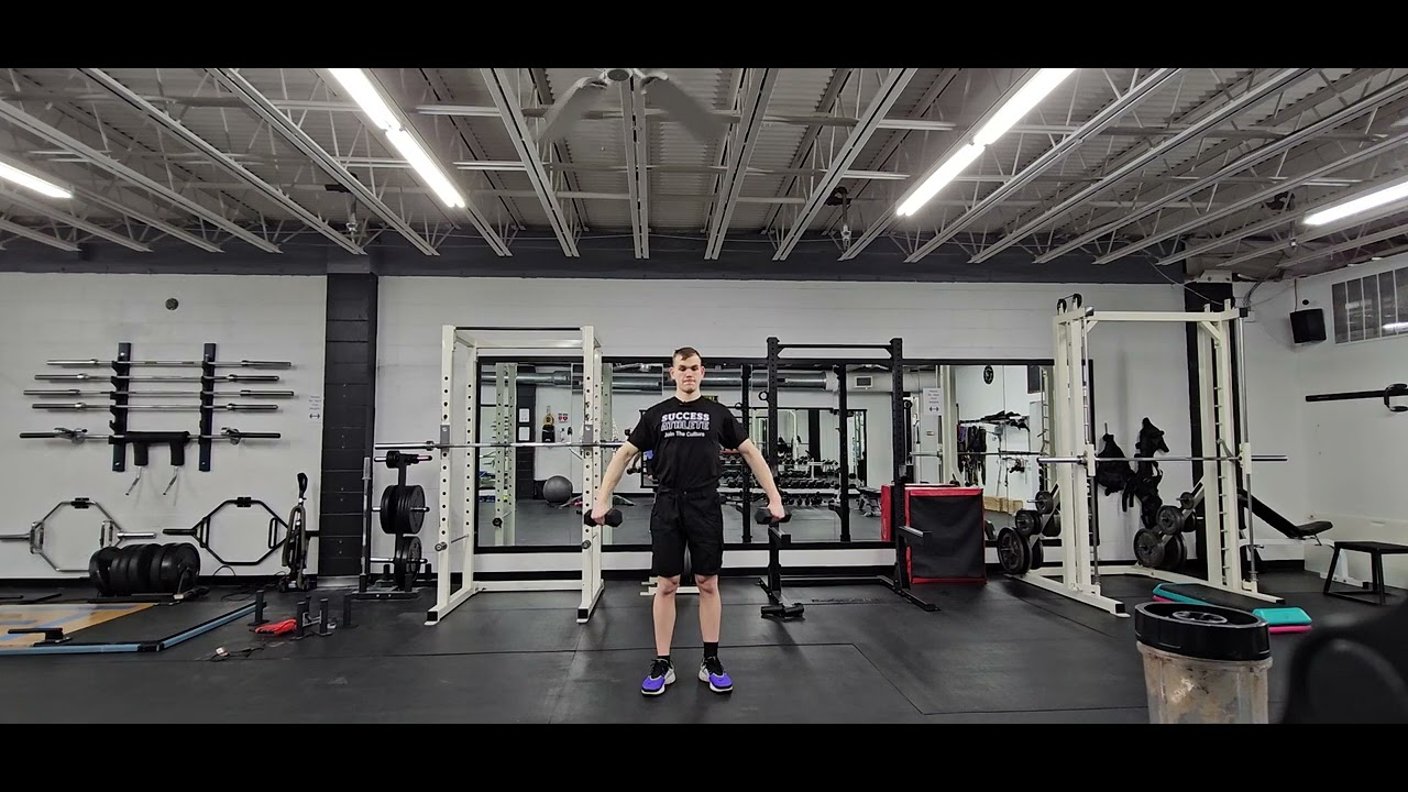 Dumbbell Side Raise - YouTube