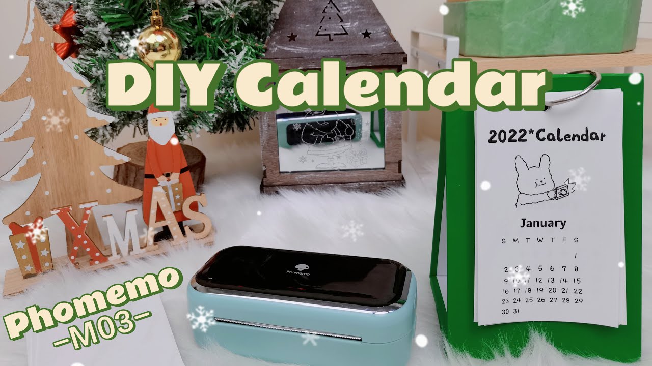 Phomemo M03 Thermal Printer丨How to DIY Desk Calendar with Phomemo M03丨 ...