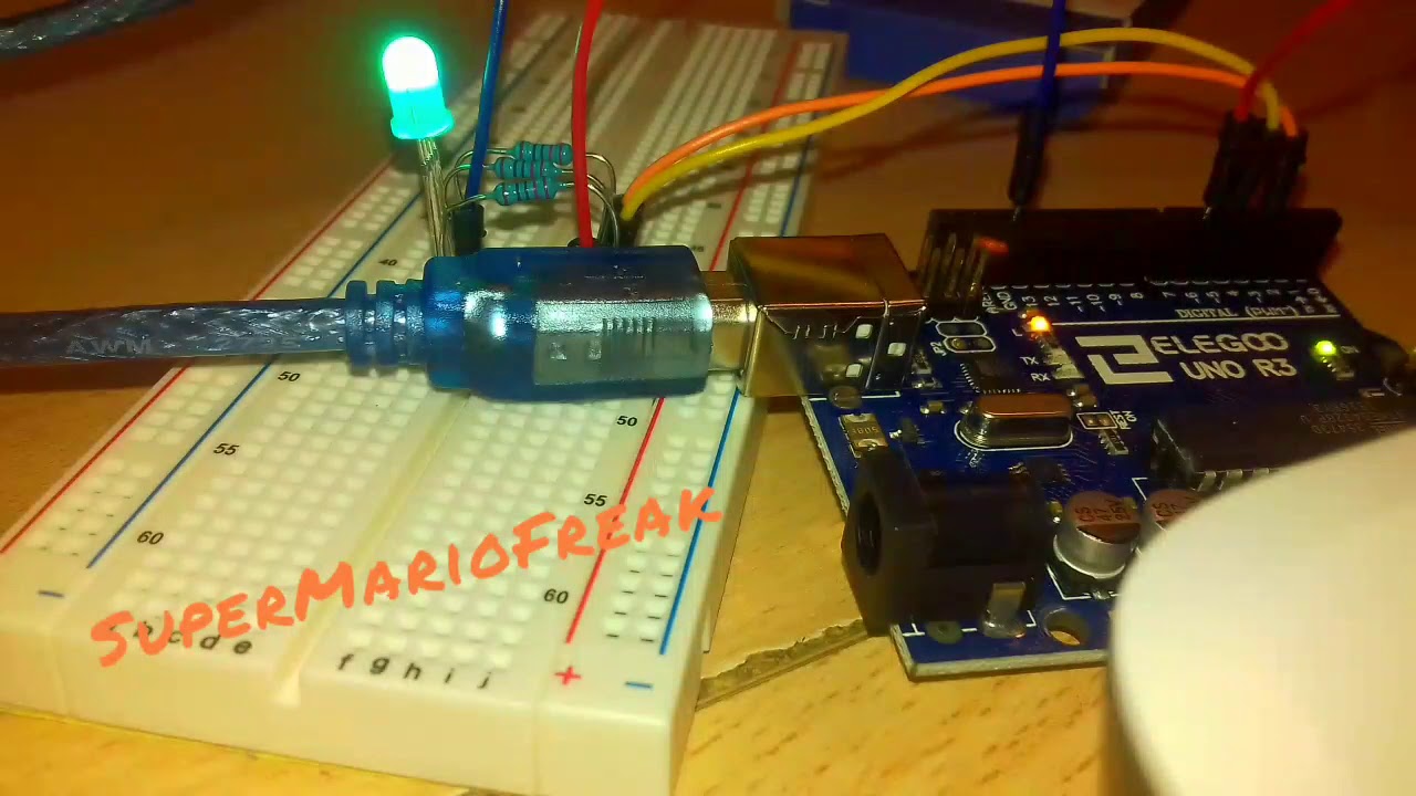 UNO R3 Project (The RGB LED) - SuperMarioFreak - YouTube