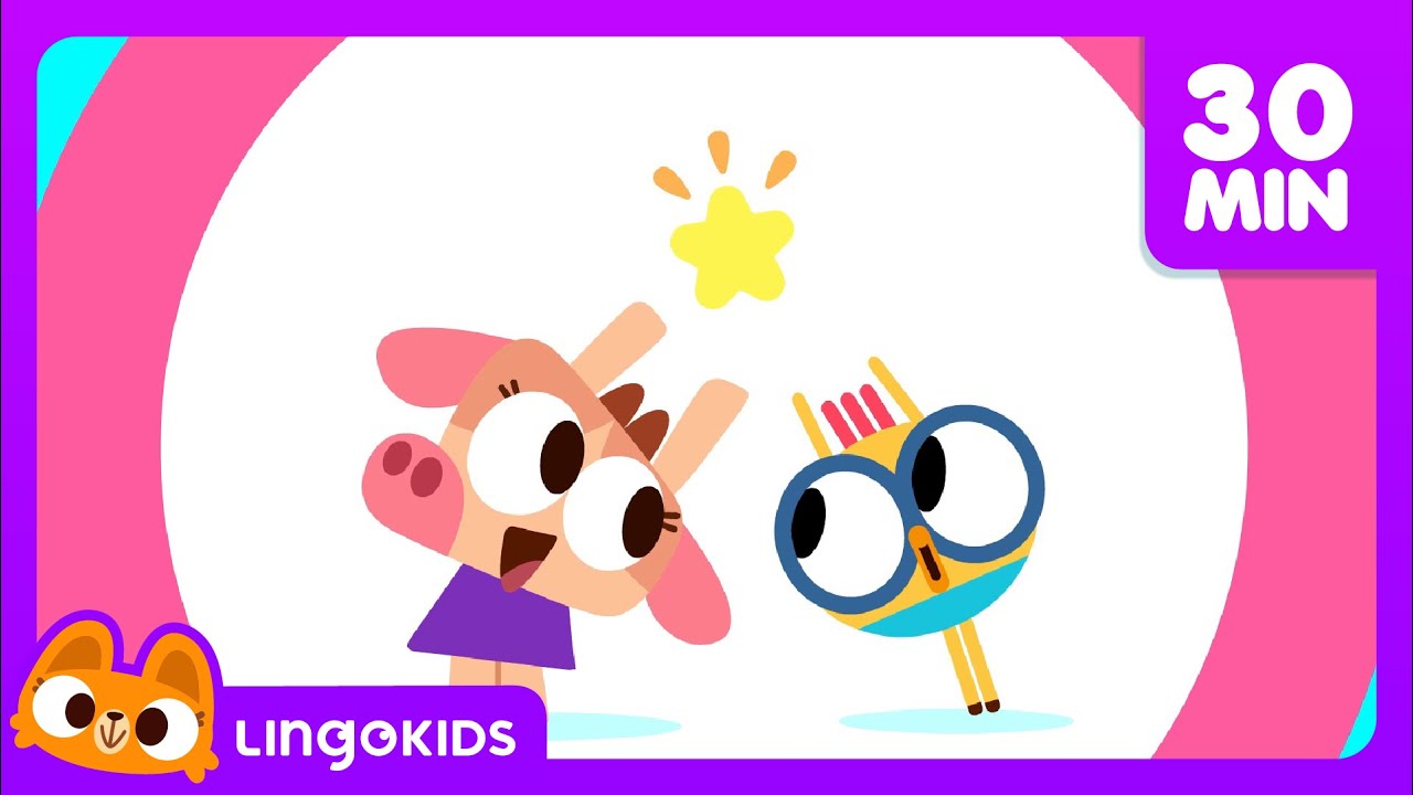 HELLO SONG 👋🎶 + Cowy's Favorite Music for Playtime 🪅 | Lingokids - YouTube