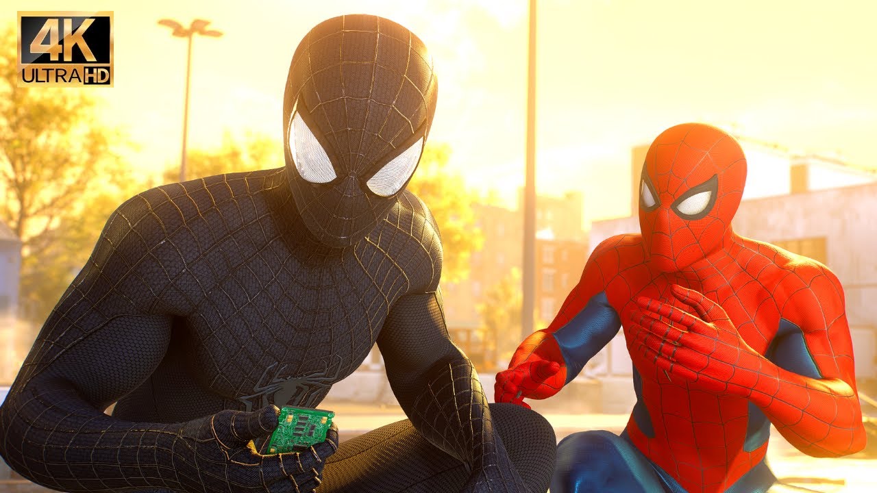 TASM 2 Black & NWH Final Swing Suits Chase The Lizard - Marvel’s Spider ...