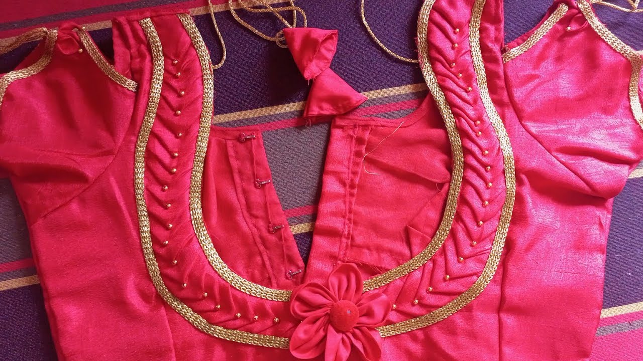 Blouse ki design 💞🧣 | new blouse design cutting and stitching ...