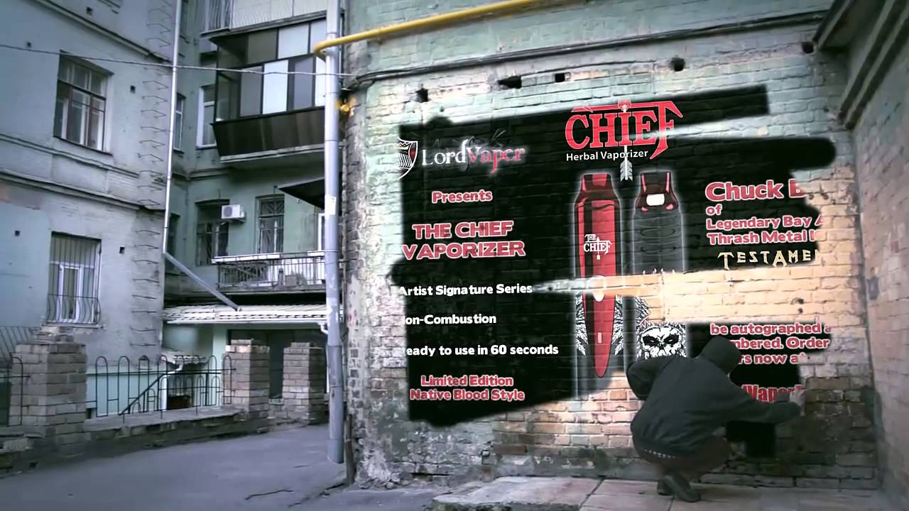 The Chief herbal vaporizer by Chuck Billy and Lord Vaper Pens - Order a ...