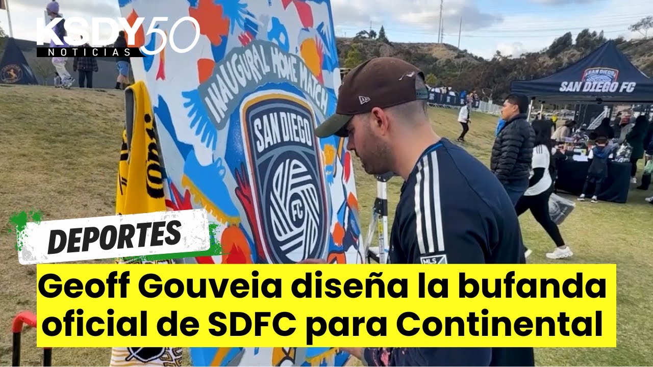 Geoff Gouveia diseña la bufanda oficial de SDFC para Continental - YouTube