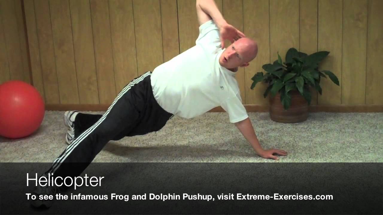 Helicopter Exercise- KILLER for your obliques!! - YouTube
