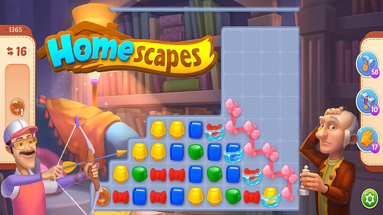Homescapes - Level 1365 to 1368 Gameplay Walkthrough - New Update - YouTube