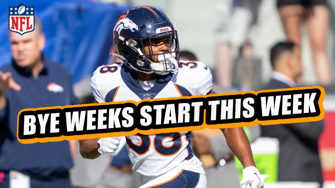 Fantasy Football: Bye weeks start this week!!! Waiver Wire Week 5 - YouTube