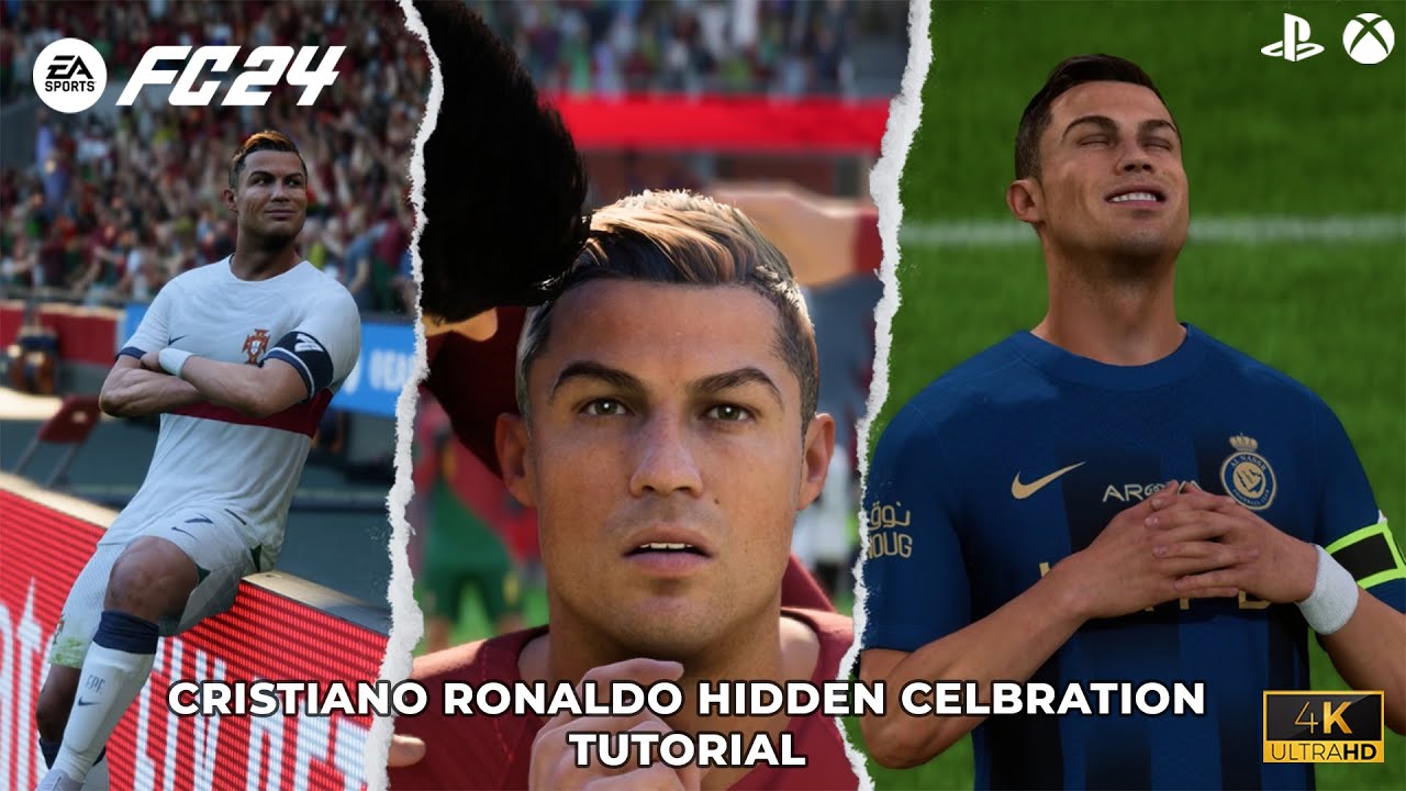 EA SPORTS FC 24 | All hidden Ronaldo Celebrations Tutorial # ...