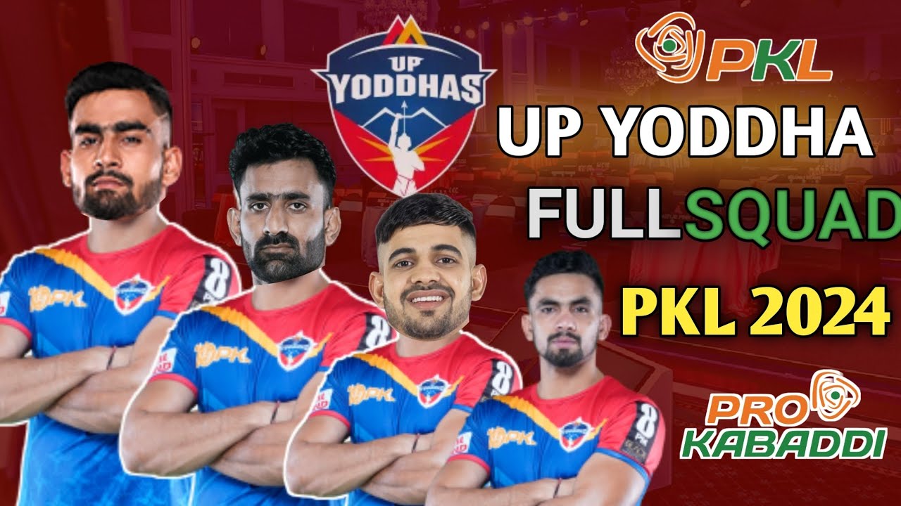 Pro Kabbadi Season 11 UP Yoddha Full Squad | PKL 2024 UP Yoddha Squad ...