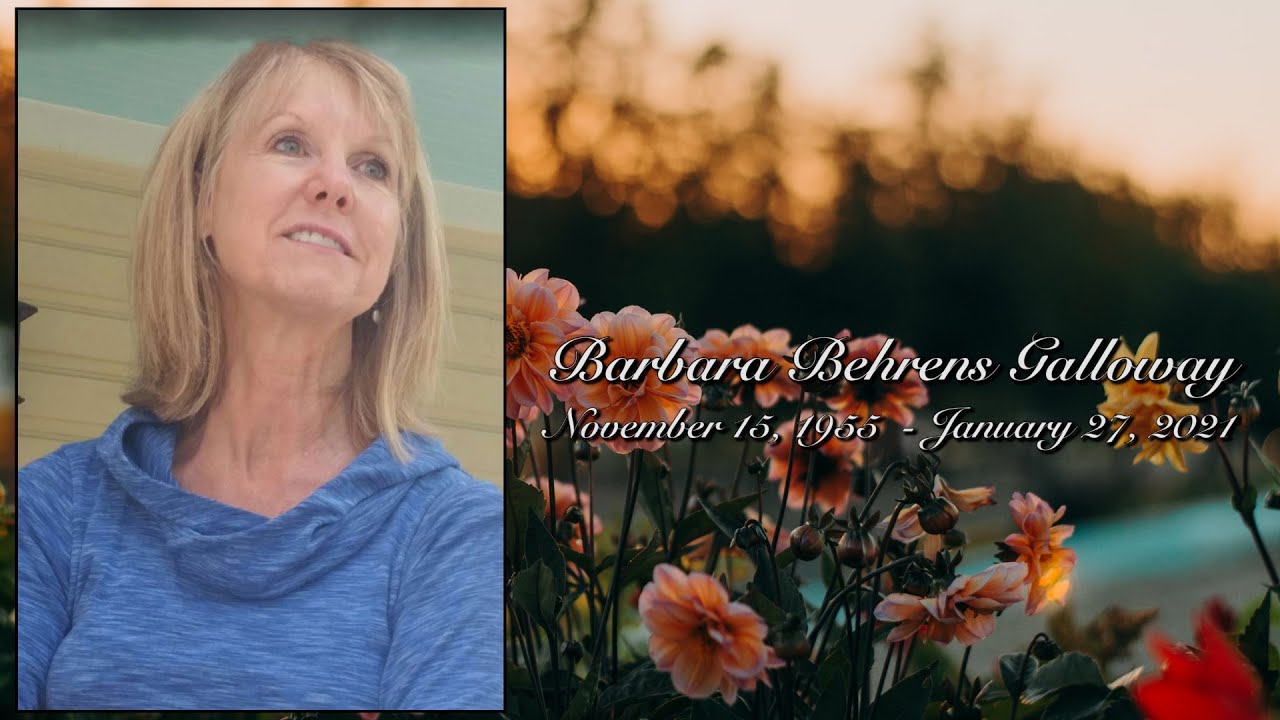 Barbara Galloway's Keepsake Video - YouTube