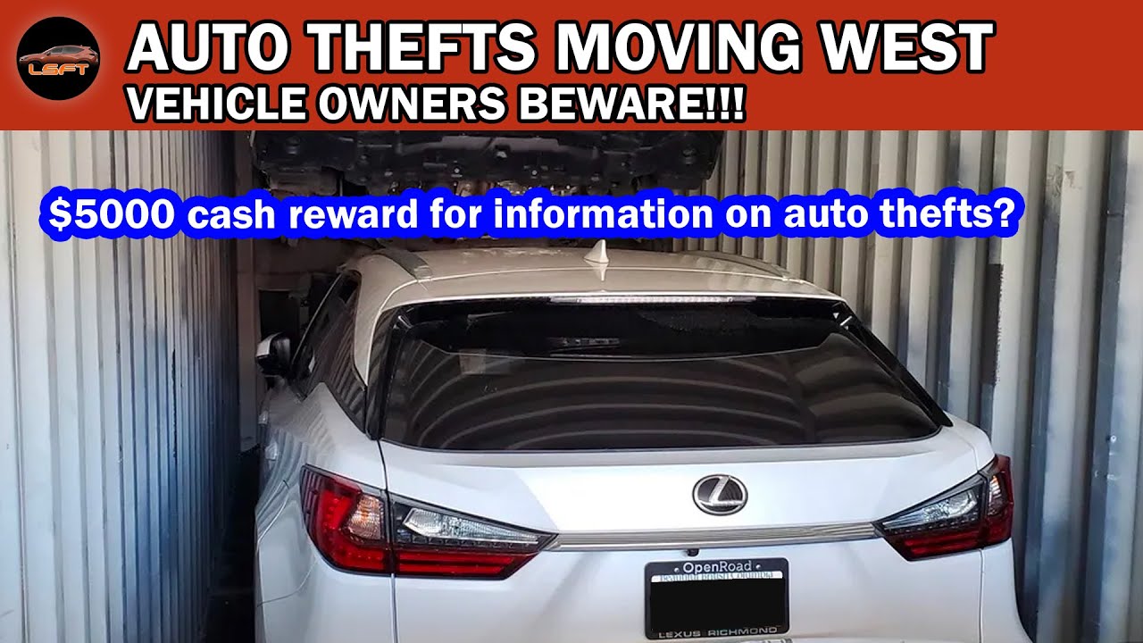 Auto Thefts moving to the West - be careful Alberta & BC! - YouTube