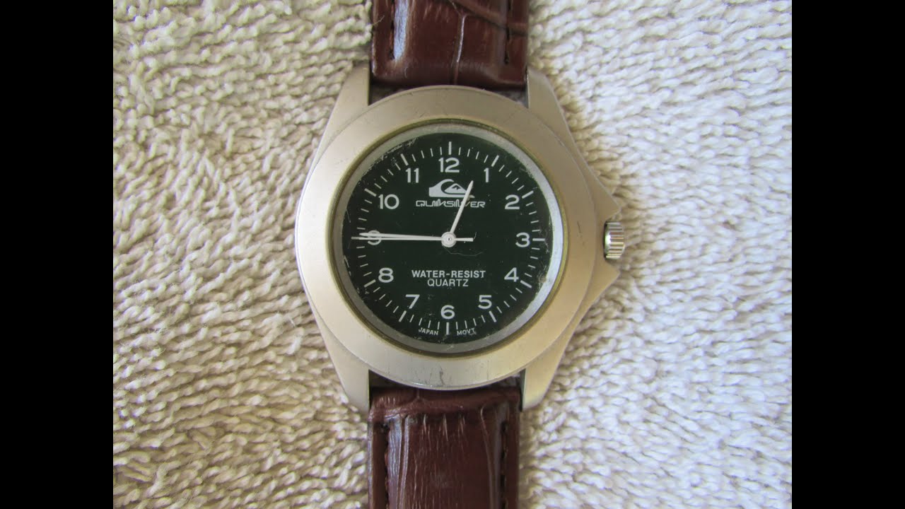 Quicksilver 39mm QS1200 vintage watch - more info / specs below - YouTube