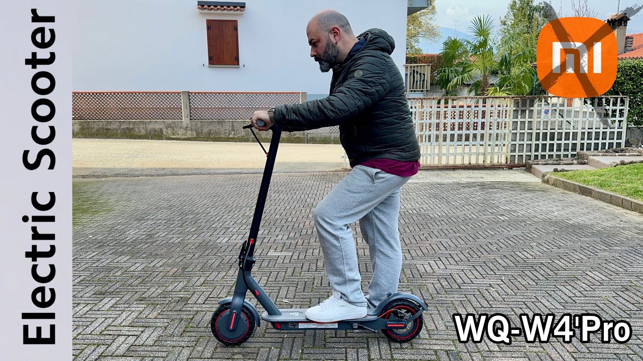 WQ-W4 Pro The Best Clone Xiaomi Electric Scooter 4 ( 25 km/h ) - YouTube