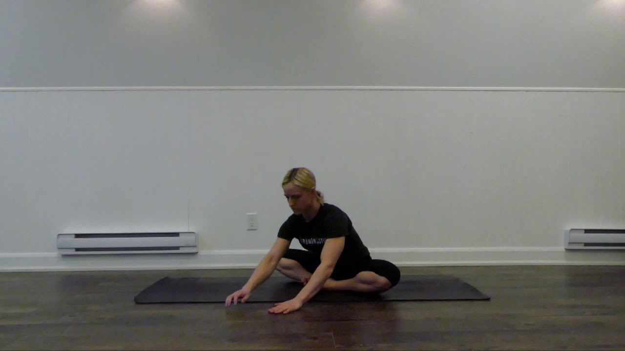 Seated Butterfly Stretch - YouTube