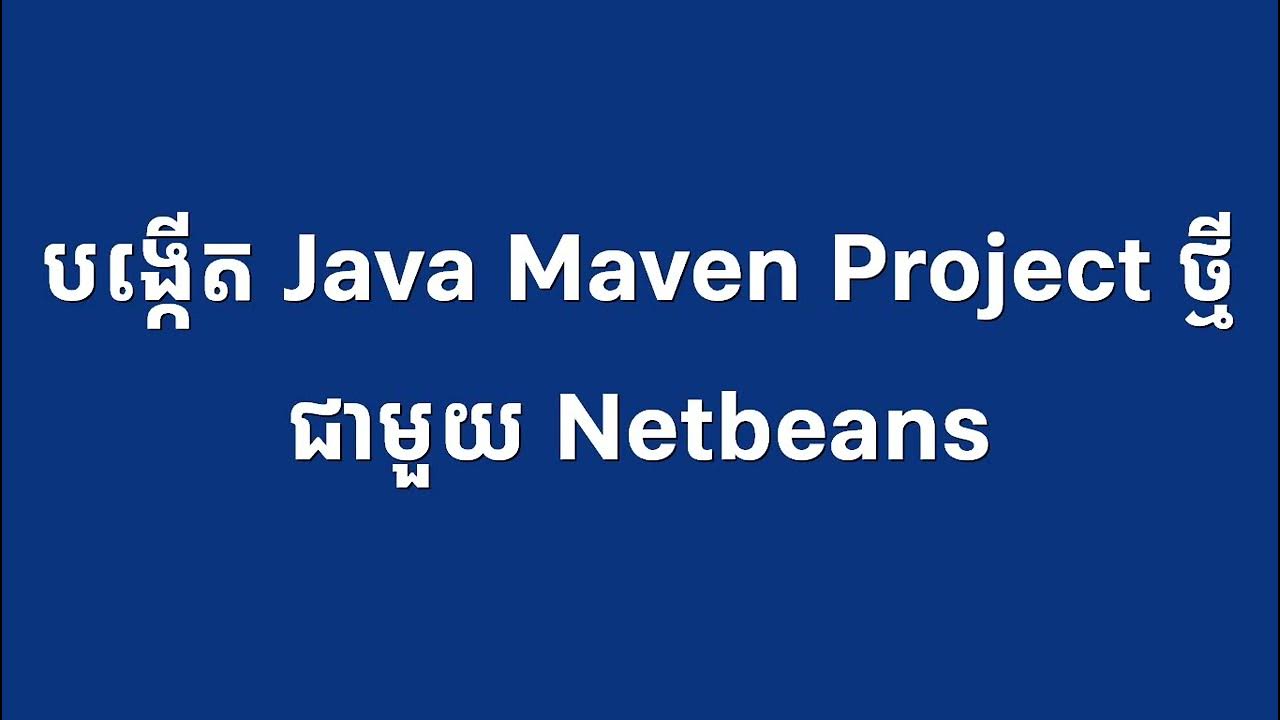 101 create maven project - YouTube