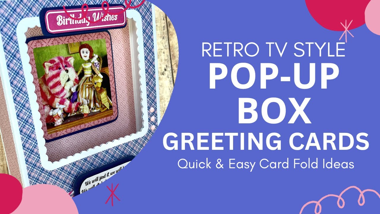 Retro TV Style POP-UP Box Card | Fun and Creative Card Ideas! - YouTube