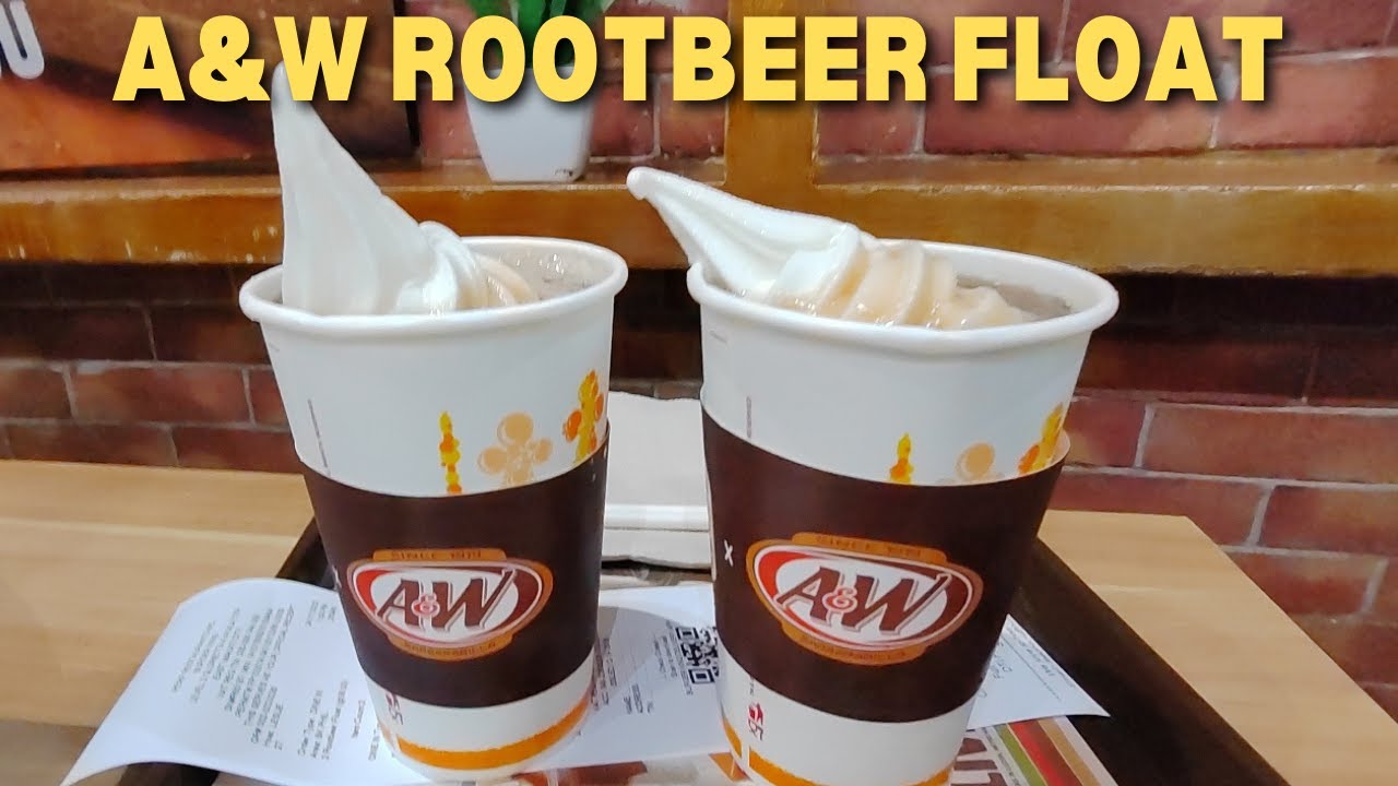 A&W ROOTBEER FLOAT IS BACK IN THE PHILIPPINES - YouTube