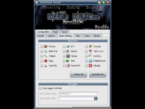 برنامج تشفير سباي نت وبيفروست كلين Hackhound Stealer‏ - YouTube