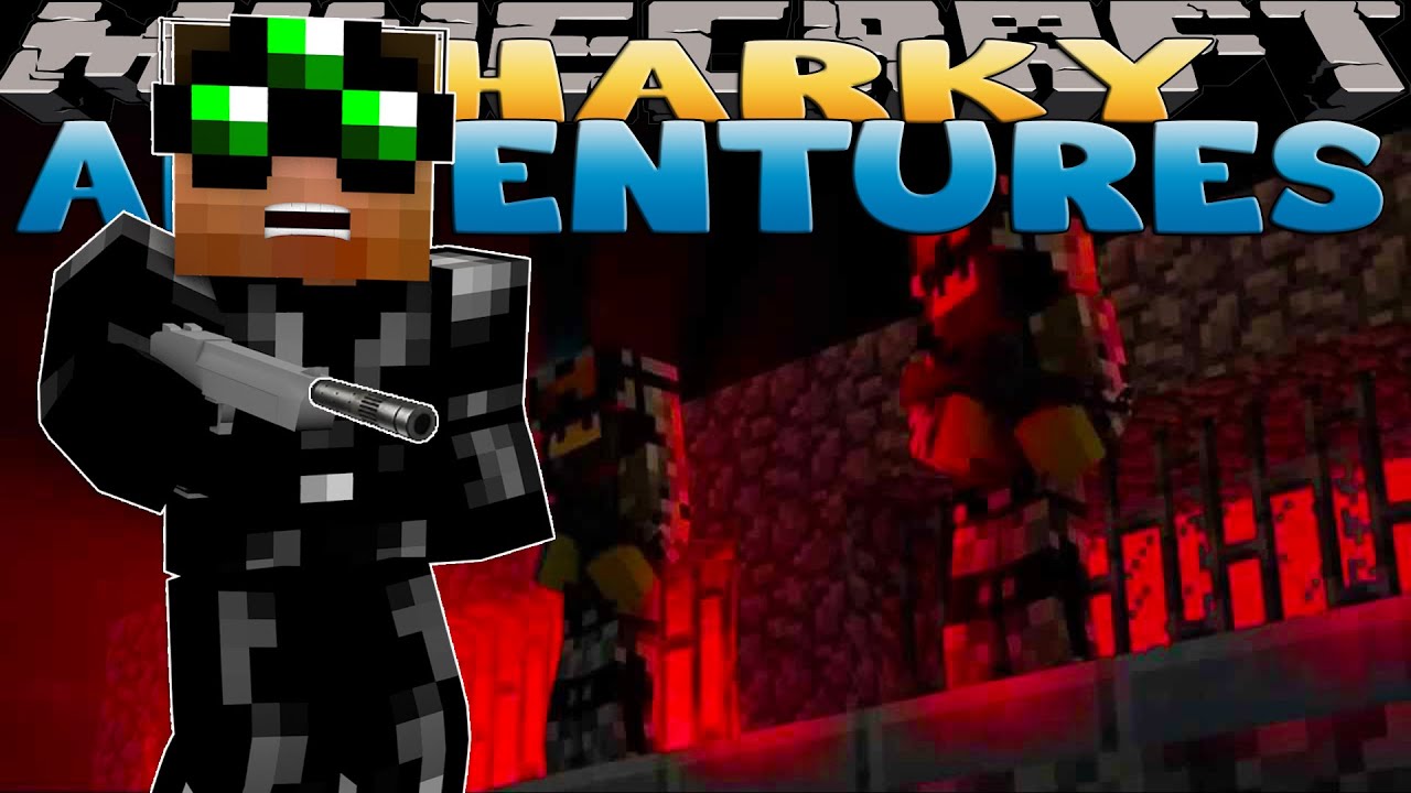 Minecraft Adventures - Sharky & Scuba Steve - SPLINTER CELL AGENT C.I.A!!! - YouTube