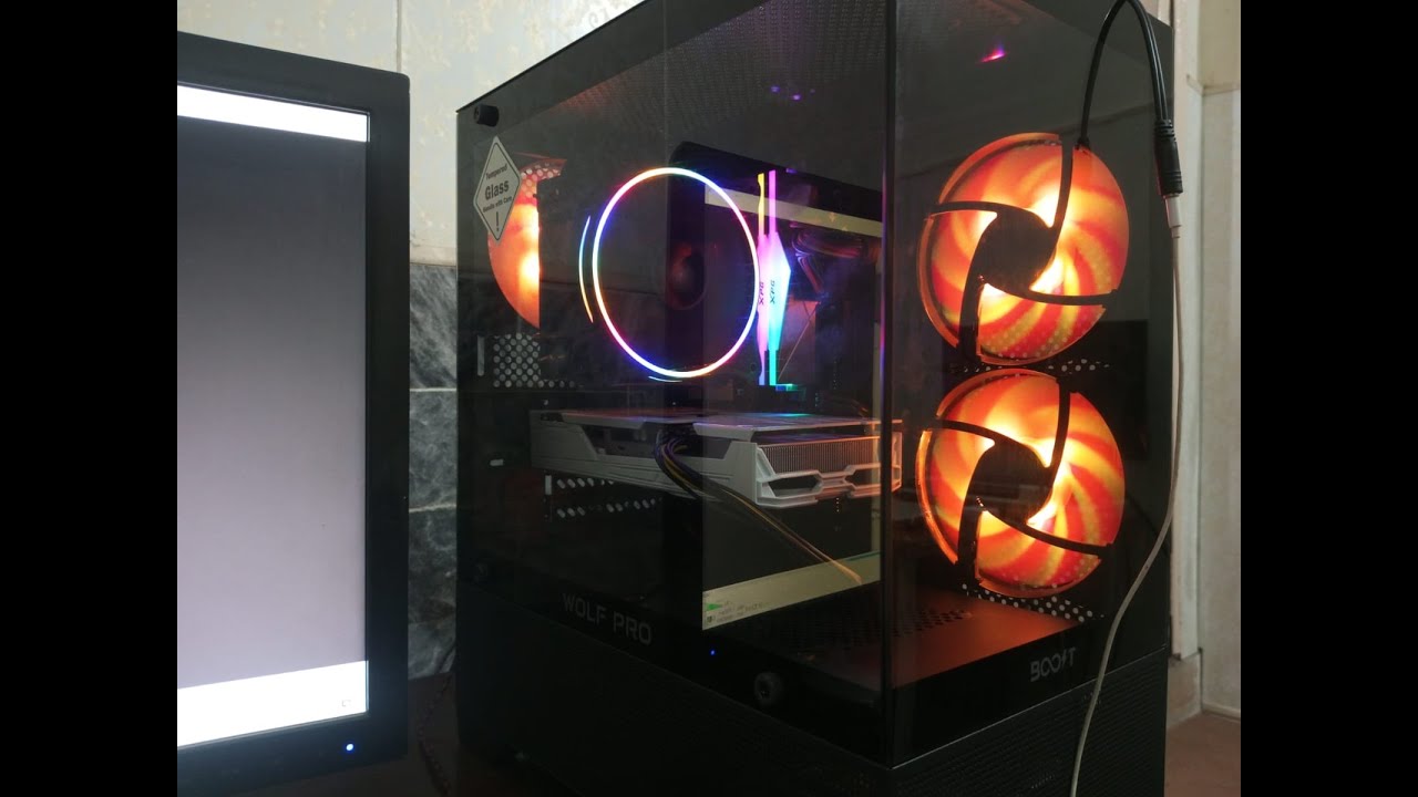Not My First PC Build. Complete Build in BOOST WOLF PRO PC CASE. - YouTube