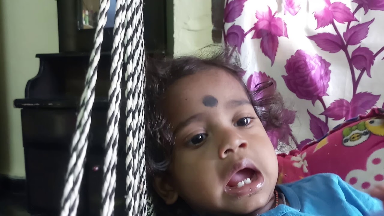 16 months baby telling amma nanna akka anna #geervani pappa# cute baby ...