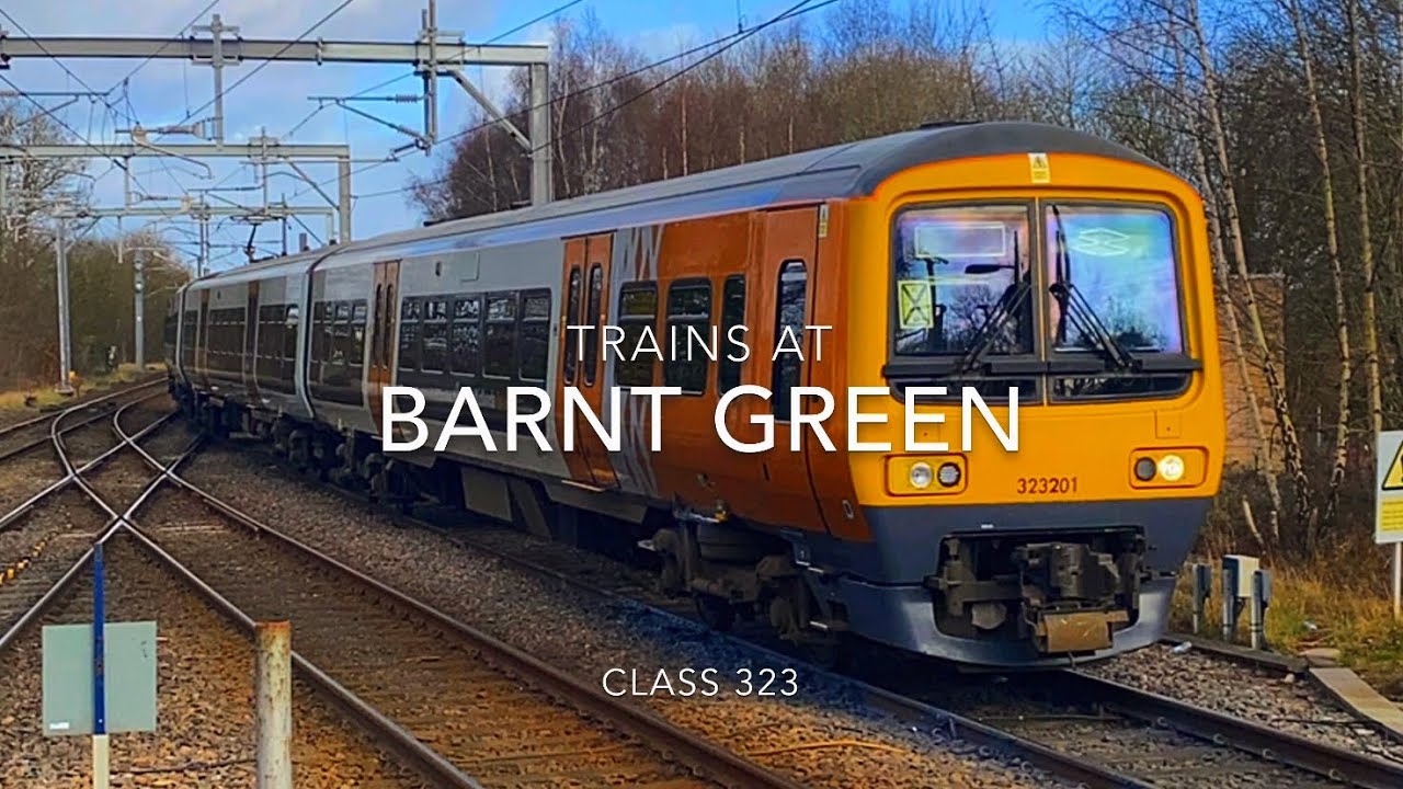 West Midlands Railway Class 323 at Barnt Green - YouTube