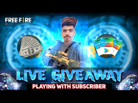 FREE FIRE LIVE CUSTOM ROOM || FF LIVE GIVEAWAY DIAMOND - YouTube