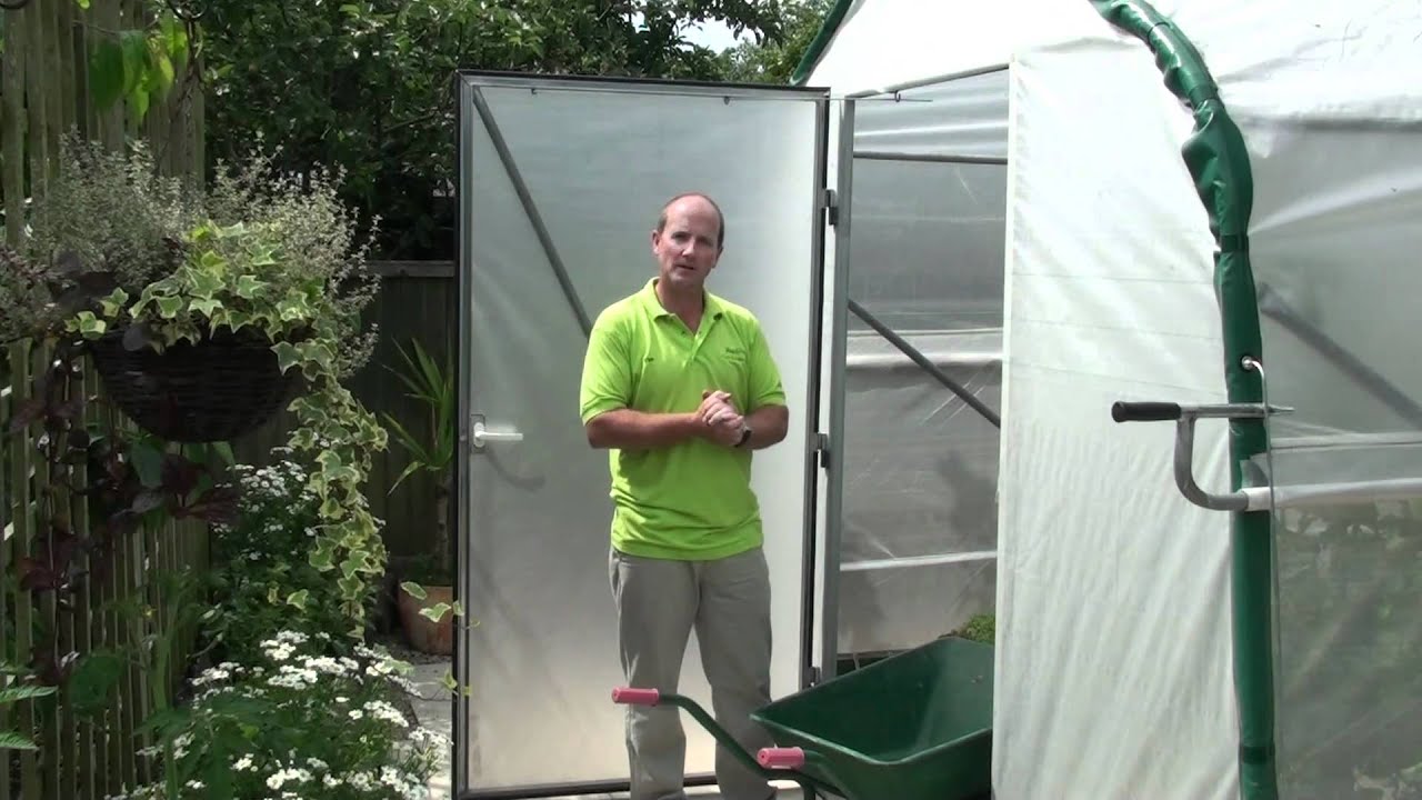 Polytunnels - Doors - Haygrove Garden Polytunnels - YouTube