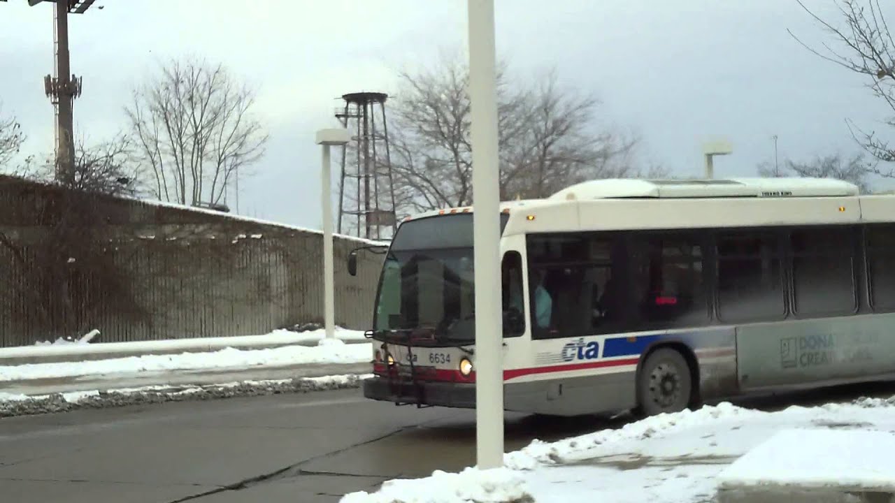 CTA Transit Bus: 2001 Nova-LFS Route 62 #6634 - YouTube