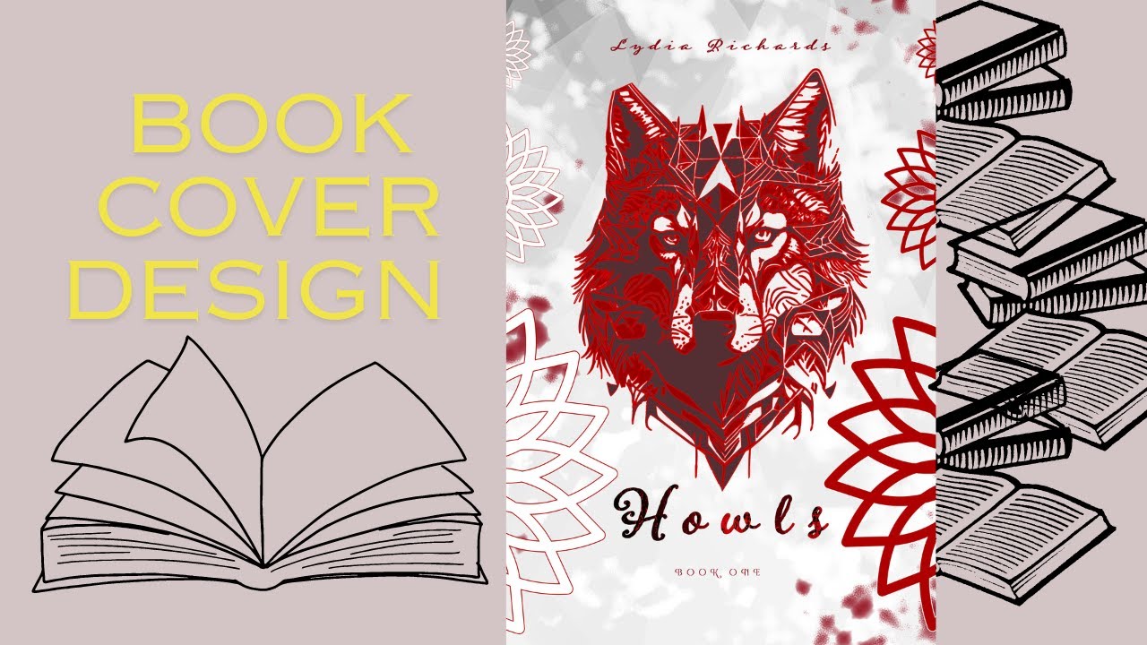 Red Wolf Book Cover Design | Speed Run - YouTube
