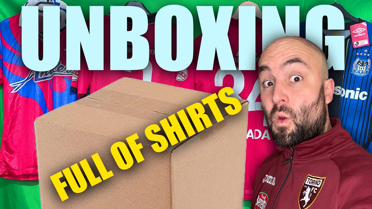 Massive Football Shirt Unboxing - YouTube