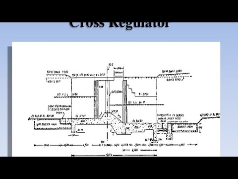 Design Of Hydraulic Structures 23 : Example on Cross Regulator - YouTube