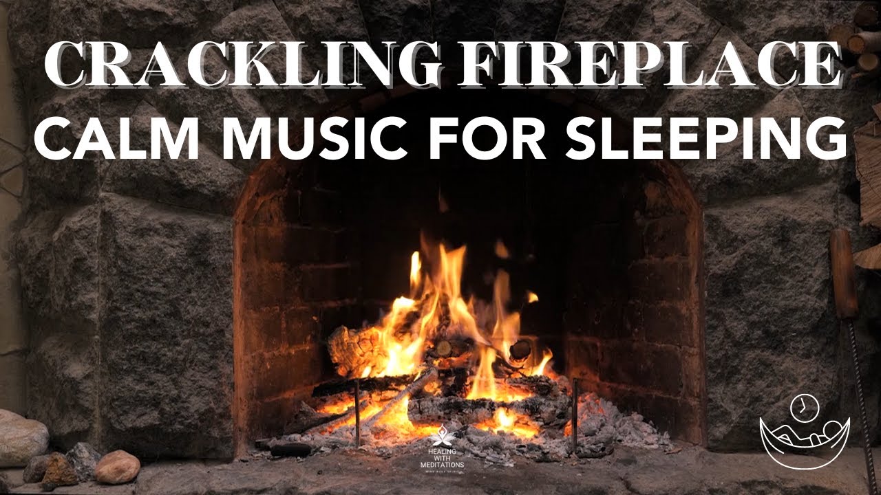 Crackling Fireplace / Fire Crackling Sound - Calm in Nature - Beautiful ...