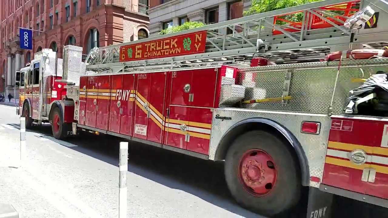 FDNY HD Tiller Ladder Returning To Quarters, 44% OFF