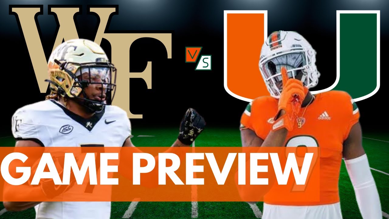 Miami Hurricanes vs. Wake Forest Game Preview | CanesWear Podcast - YouTube