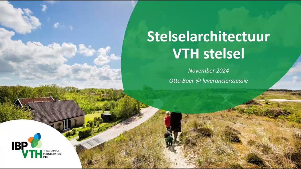 Online leveranciersbijeenkomst IBP VTH 1 van 3 - Conceptueel ...