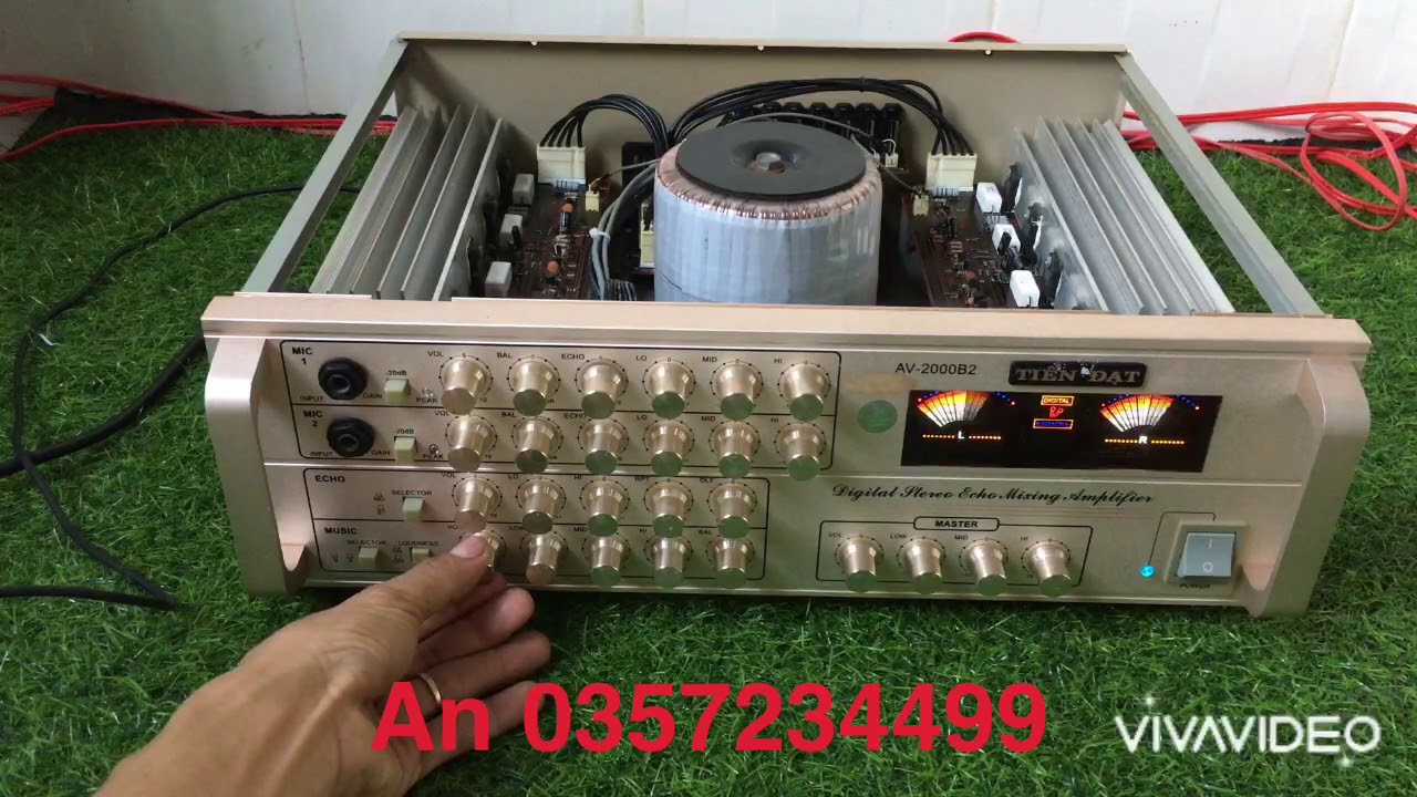 Ampli Tiến Đạt AV2000B2 huyền thoại sau 19 năm sd máy vẫn rin và đẹp ...
