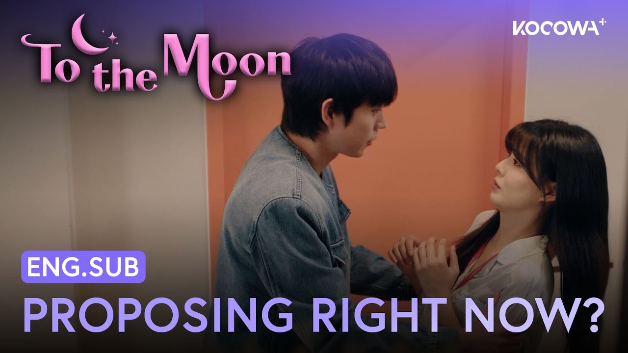 Kim Young-dae Suddenly Proposes to Lee Sun-bin?! 💍 | To The Moon EP10 ...