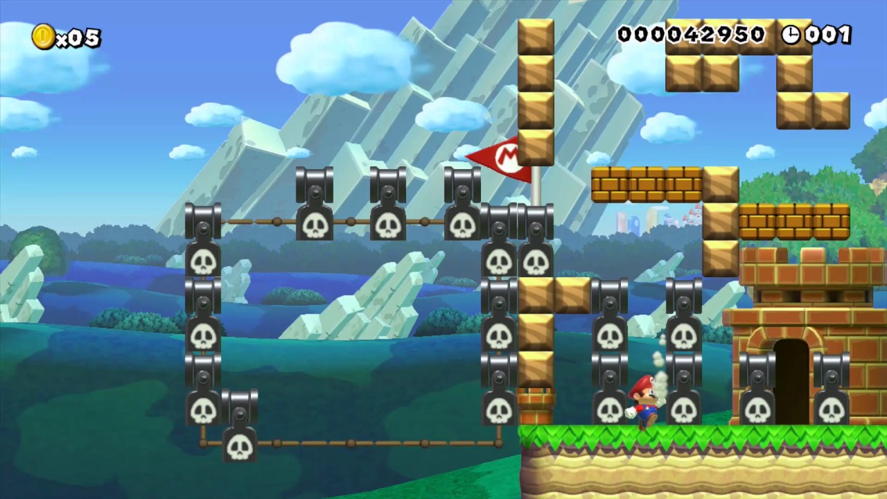 Old Mario Maker video with orange P. switches - YouTube