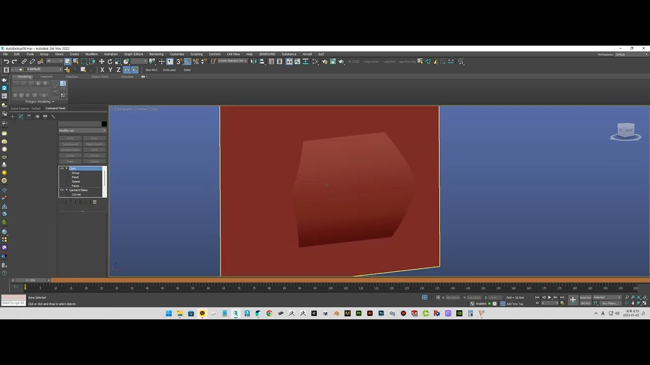 3ds Max cloth garment maker를 이용한 주머니 만들기 - YouTube