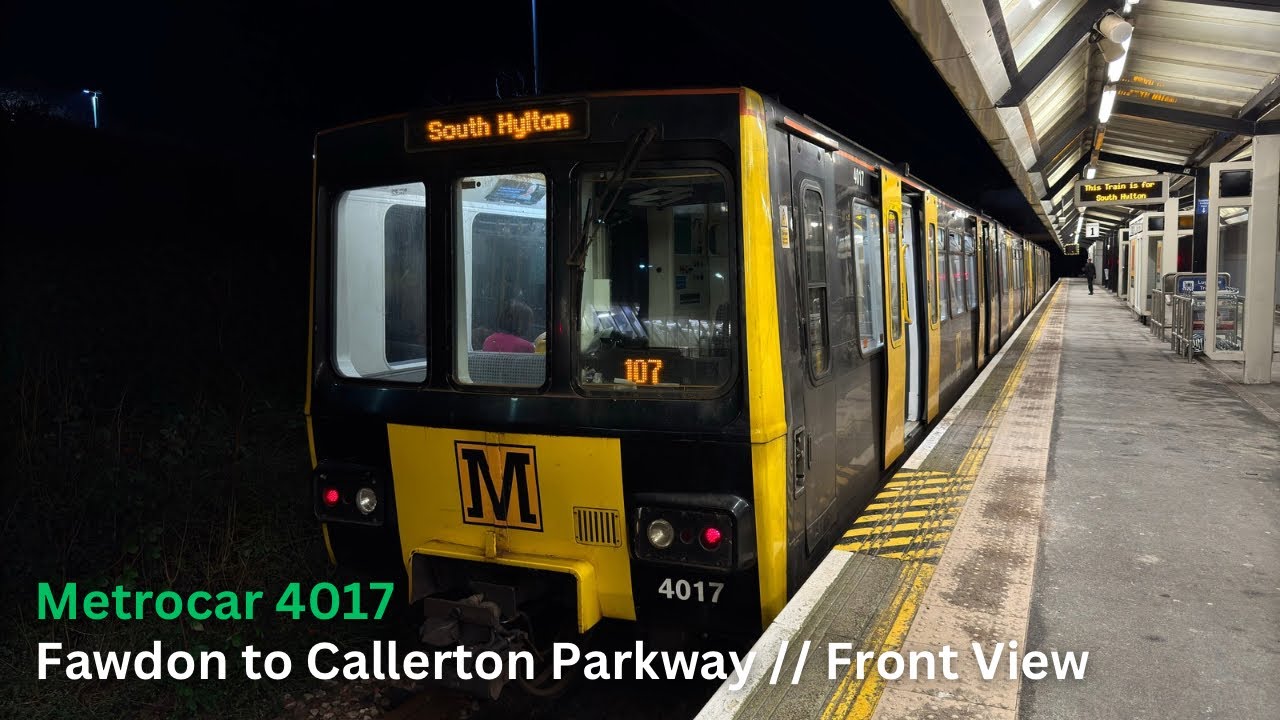 Metrocar 4017 // Fawdon to Callerton Parkway - YouTube