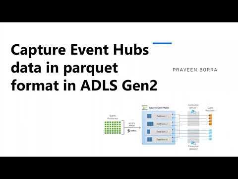 Capture Event Hubs data in parquet format in ADLS Gen2 | Az Event Hubs | Stream Analytics ...