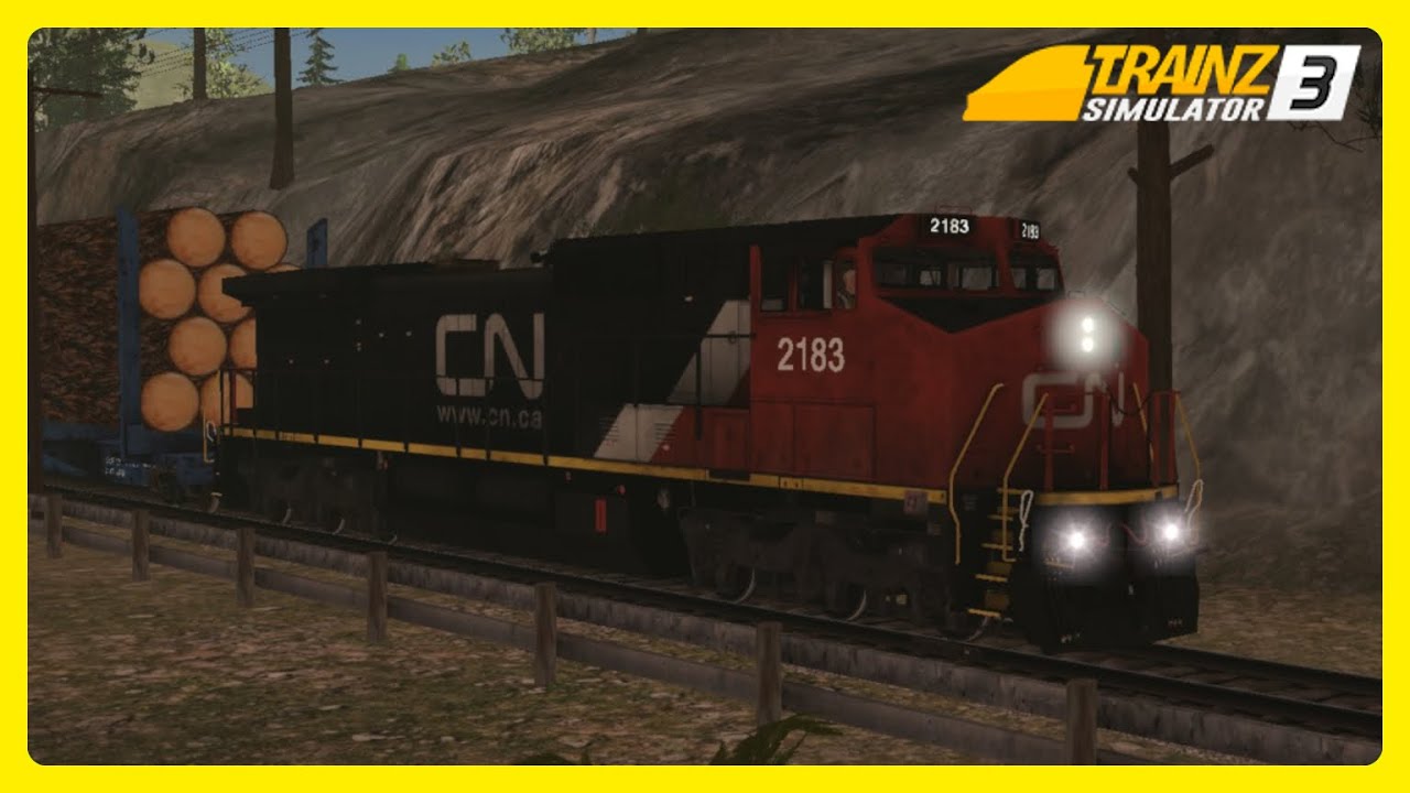 Logging with Canadian National! | Trainz Simulator 3 Badgers Pass - YouTube
