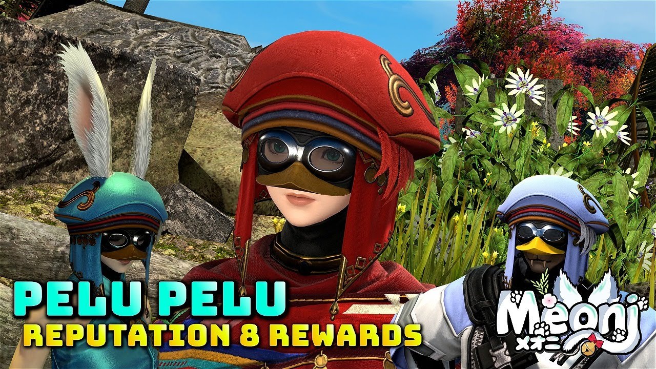 FFXIV: Pelu Pelu Reputation 8 - BloodSworn - Rank Up Day Rewards - YouTube