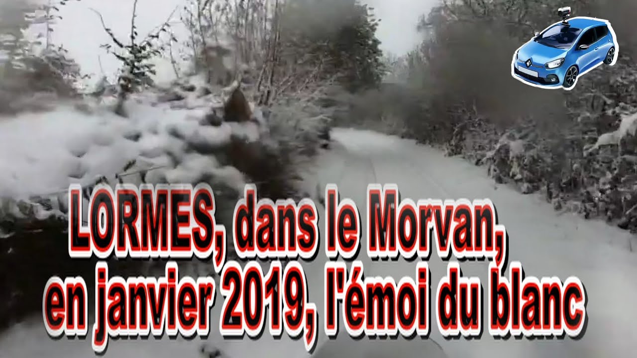 Lormes, l'émoi du blanc dans le Morvan - YouTube