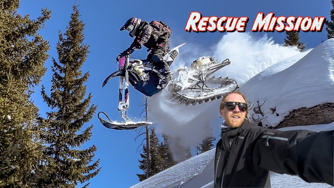 Snowmobiling & Snowbiking Adventure turned into a Rescue Mission in ...