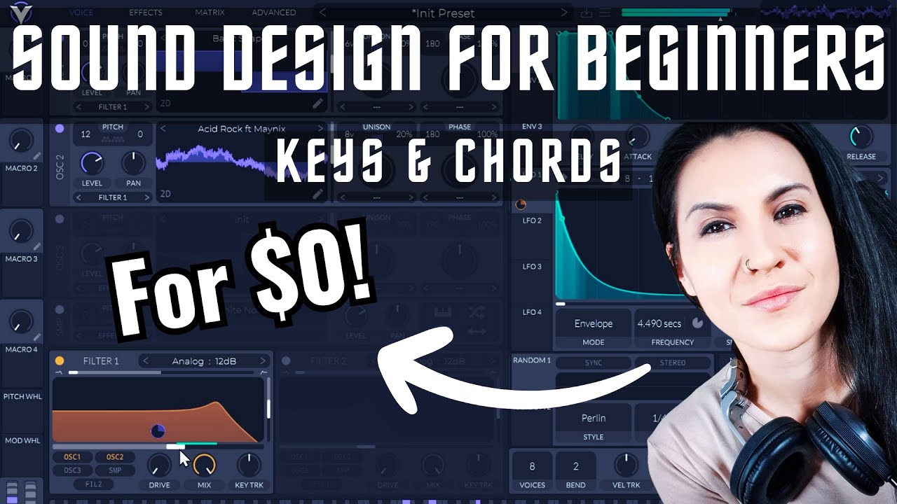 Beginner Sound Design - Keys & Chords (Vital VST) - YouTube
