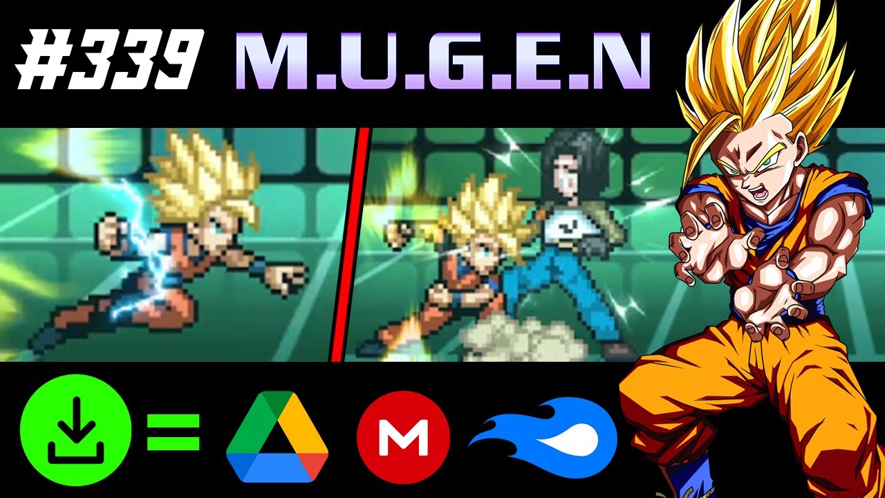 GOHAN TEEN (Super Saiyan 2) JUS CHAR SHOWCASE + DOWNLOAD | Mugen ...