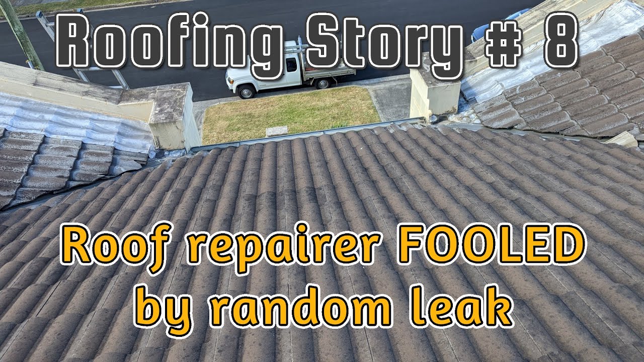 Difficult roof repair caused by randomness - YouTube