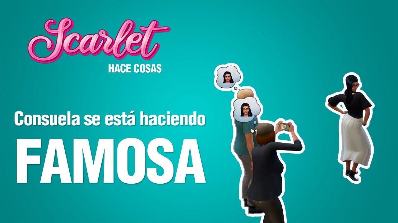 Consuela se está haciendo famosa - The Sims 4 Get Famous - YouTube